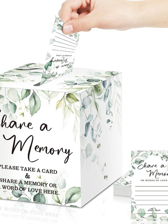 Other | 5 Pcs Greenery Share A Memory Cards For Collections Of Life ...